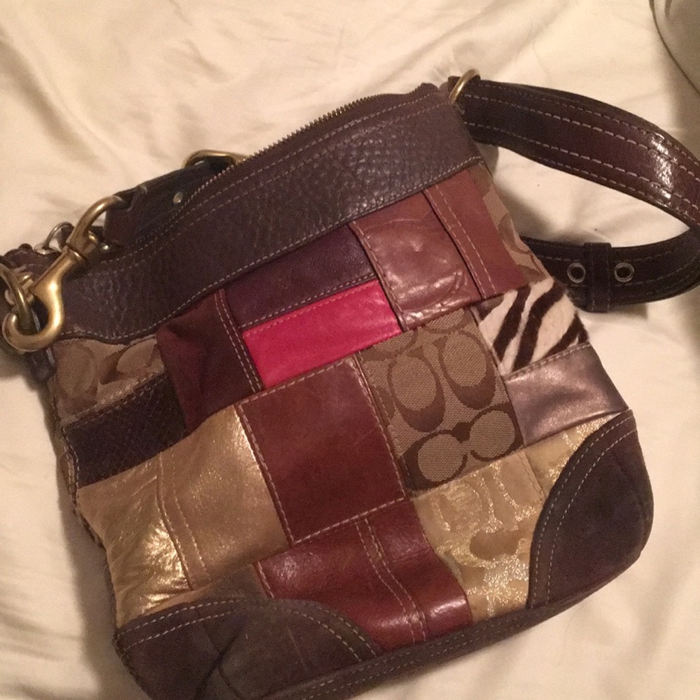 Coach Patchwork Classic Holiday Bag - Gem